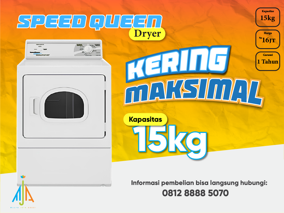 Mesin Laundry Speed Queen - Mulya Jaya Abadi 0812-8888-6070 || Paket ...